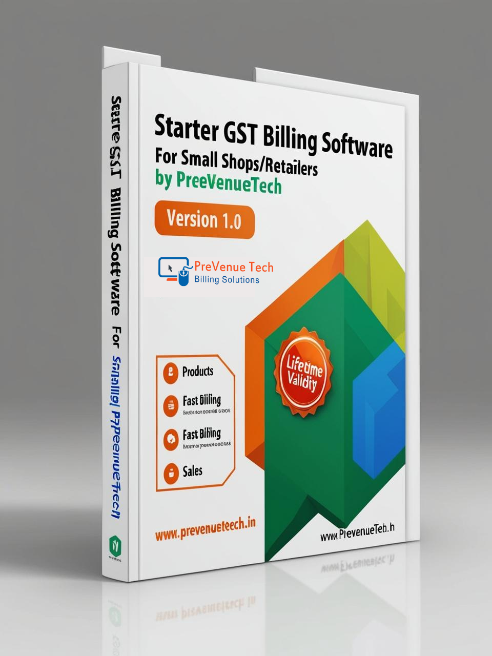 GST billing software by Prevenuetech at lowest rate.